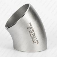 China DIN ANSI JIS ASME Stainless Steel Butt Welding Pipe Fittings 45 Degree Elbow for sale