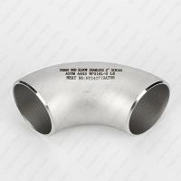 China DN10-DN850 SS BW Pipe Fitttings 2.5 Stainless Steel 90 Degree Elbow for sale