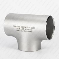 China ASME B16.9 WP316 WP316L Stainless Steel Equal Tee Butt Welding Pipe Fitting 14-24 Inch for sale