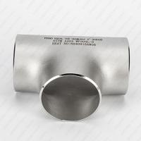 China ASME B16.9 WP316 WP316L Stainless Steel Equal Tee Butt Welding Pipe Fitting 1/2-4 Inch for sale