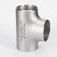 China ASME B16.9 WP304 WP304L Stainless Steel Equal Tee Butt Welding Pipe Fitting 6-12 Inch for sale