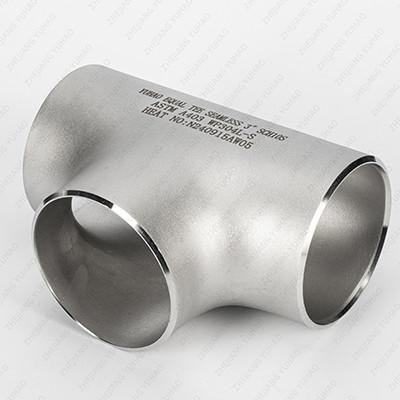 China GB/T 12459 WP304 WP304L Stainless Steel Equal Tee Butt Welding Pipe Fitting 1/2-24 Inch for sale