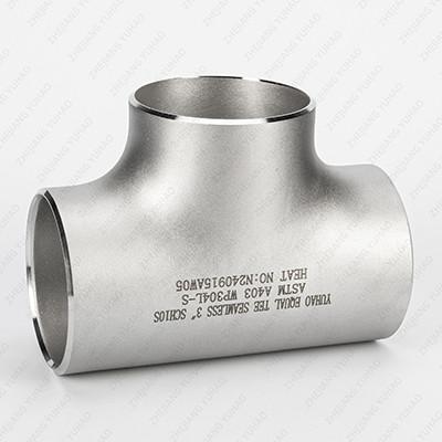 China SCH5-SCH160 DN15-DN1200 Weld Tube Stainless Steel BW Pipe Fittings Equal Tee for sale