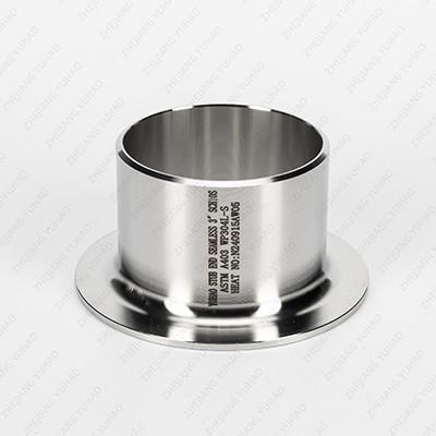 China Stub Ends Long Collar Stainless Steel Butt Weld Pipe Fittings for sale