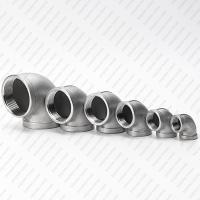 China Stainless Steel 90 Degree Female Thread Elbow Fitting 1/2'' to 48'' for sale