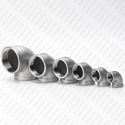China Stainless Steel 90 Degree Female Thread Elbow Fitting 1/2'' to 48'' for sale