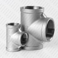 China Stainless Steel Female Thread Tee Fitting 316 304 Carbon for sale
