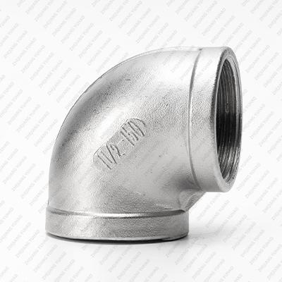 China 316 304 Stainless Steel 90 Degree Female Thread Elbow SCH5S-SCH160S for sale