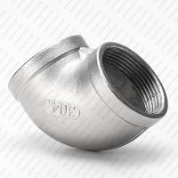 China Stainless Steel 90 Degree Female Thread Elbow BSPT BSPP NPT DIN for sale