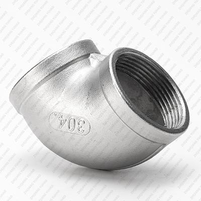 China Stainless Steel 90 Degree Female Thread Elbow BSPT BSPP NPT DIN for sale