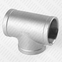 China Stainless Steel Female Thread Tee Fitting 316 304 Carbon BSPT NPT for sale