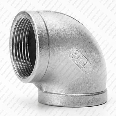 China Stainless Steel 90 Degree Female Thread Elbow DIN ISO GB ANSI BS JIS for sale