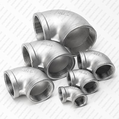 China Stainless Steel 90 Degree Female Thread Elbow 1/2'' to 48'' for sale