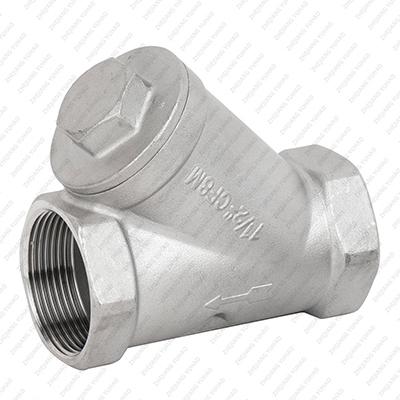 China Stainless Steel Y-Type Strainer Valve BSPT BSPP NPT DIN for sale