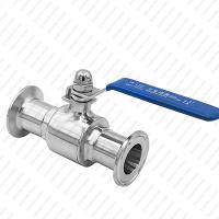China Stainless Steel Quick-Connect Ball Valve with Clamp-Type Ends for sale
