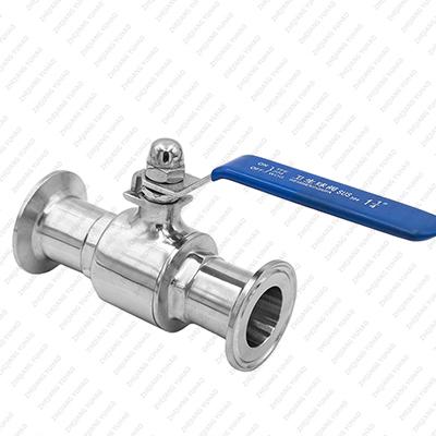 China Stainless Steel Quick-Connect Ball Valve with Clamp-Type Ends for sale