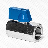 China Stainless Steel Mini Ball Valve Double Female Thread BSPP NPT for sale