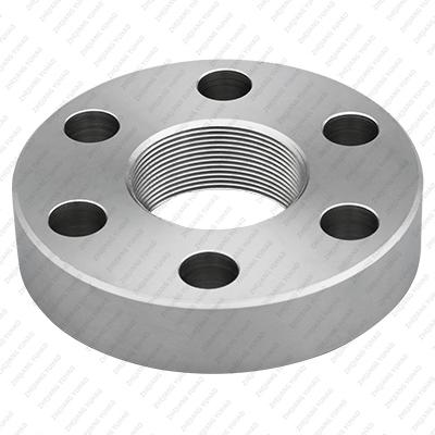 China Stainless Steel 304/316 Threaded Flange with NPT Female Threaded Connection ANSI B16.5 Class 150 Pipe Fitting for sale