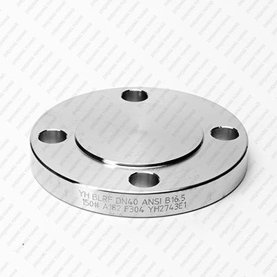 China Corrosion-Resistant 304 316L Blind Stainless Steel Flanges Leak-Proof Piping Termination Closure for sale