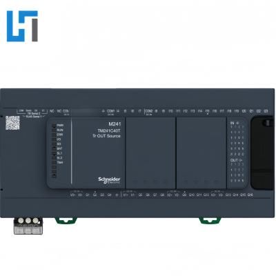 China TM241C40T Schneider TM241 Series New Original Plc Programming Controller Module for sale