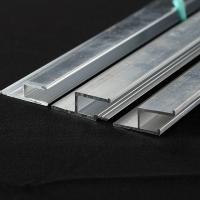 China T5/T6 Temper Square Aluminum H Profile for Stretch Ceiling Customized Square Shape for sale