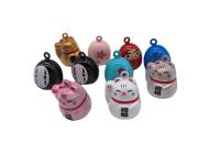 China Japanese cartoon bell Kawaii Lucky Cat Metal bell for keychain for sale