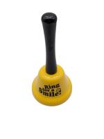 China Custom Logo Handle Desk Bell Kiss Call Bell Cute Party Toy Ring for Hand Bell for sale