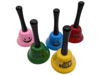 China Call Bell for for Schools, Dinner Calling, Seniors Large Loud Hand Bell Loud Call Bell Alarm for sale