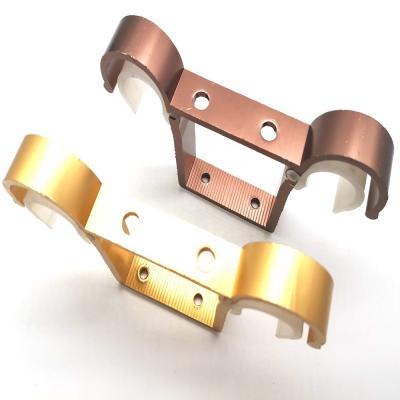China aluminum home decoration single and double curtain pole rods bracket for sale