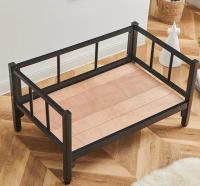 China Heavy Duty Metal Framed Dog Bed Elevated Pet Bed Outdoor Travel Camping Pet Cot for sale