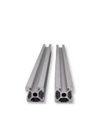 China Black Aluminum extrusion profiles 20x20 aluminum Aluminum T Slot 2020 V Slot for sale
