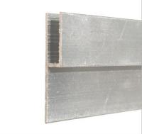 China T5/T6 Temper Square Aluminum H Profile for Stretch Ceiling Customized Square Shape for sale