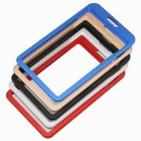 China costom color aluminum alloy id card holder metal name card holder for sale