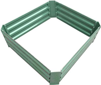 China Outdoor Vegetable Planting Elevated Garden Bed with Customized Size Logo and Galvanized for sale