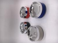 China Stainless steel desktop ashtray with cover and column Ashtray for sale