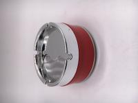 China Stainless steel desktop ashtray with cover and column Ashtray for sale