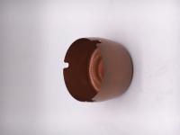 China Simple metal thickened stainless steel ashtray Hotel bar ktv Office circular ashtray for sale