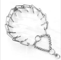 China Hot selling stainless steel dog collar chain pet training chain dog collar for sale