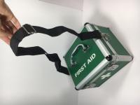 China Portable Aluminum Alloy First Aid Box with Locks and Handle 6-10L Capacity 23x14x19cm for sale