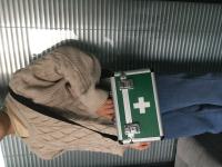 China Portable Aluminum Alloy First Aid Box with Locks and Handle 6-10L Capacity 23x14x19cm for sale