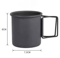 China Folding water cup Carry-on outdoor camping picnic with cups Vintage mugs for sale