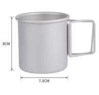 China Folding water cup Carry-on outdoor camping picnic with cups Vintage mugs for sale