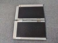 China Foldable Aluminum Wheelchair Ramp with 600lbs Loading Capacity and 36cm Folded Width for sale