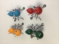 China Metal Yard Art Garden Decorative Cute Ant Outdoor Wall Sculptures for sale