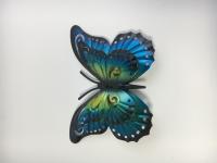 China Unique 3D Butterflies Wall Hangings Medium Size Metal Art for Indoor and Outdoor Decor for sale
