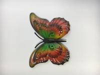 China Unique 3D Butterflies Wall Hangings Medium Size Metal Art for Indoor and Outdoor Decor for sale