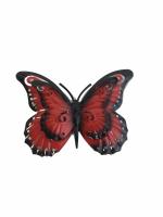 China Colorful Metal Butterfly Wall Decor 6.5'' Double Wings for Outdoor or Garden Display for sale