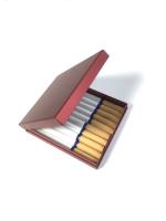 China new simple style aluminum alloy cigarette case wholesale custom logo high quality tobacco cases for sale