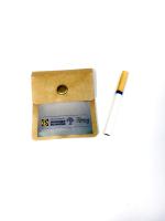 China Square Aluminium Material Printed Portable Pocket Ashtray Bag Pouch for Cigarette Ash for sale