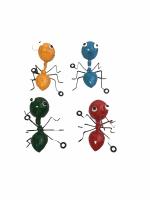 China Upgrade Your Garden with 50g Colorful Metal Ant Wall Decor Indoor or Outdoor Yard Art for sale